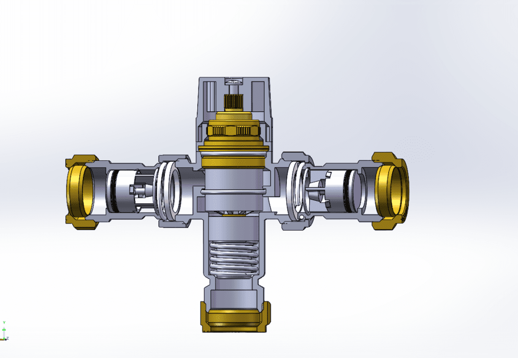 Thermostatic Mixing Valve - HEAPE: Brass Pressure Control Valves ...
